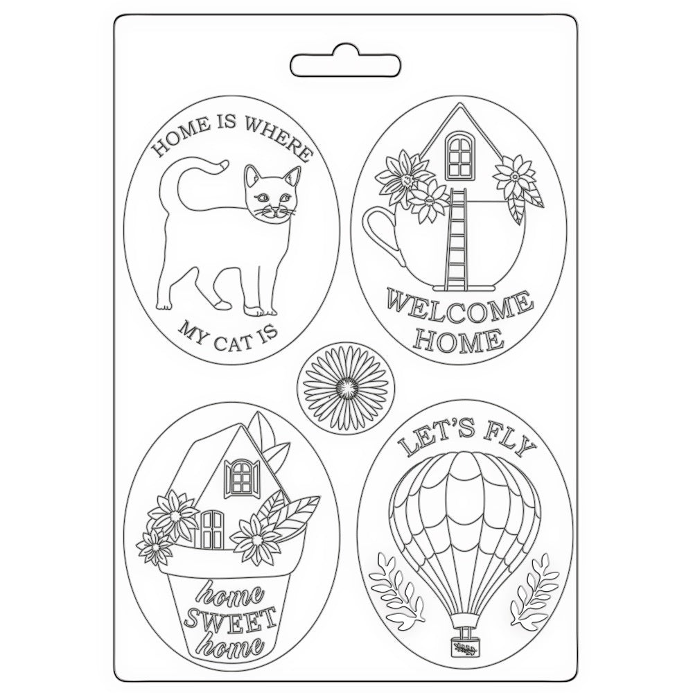 Welcome Home A5 Mould PLATES – Mixed Media Art Studio